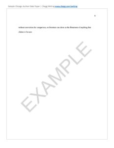 Chicago Style Sample Paper | Chegg Writing