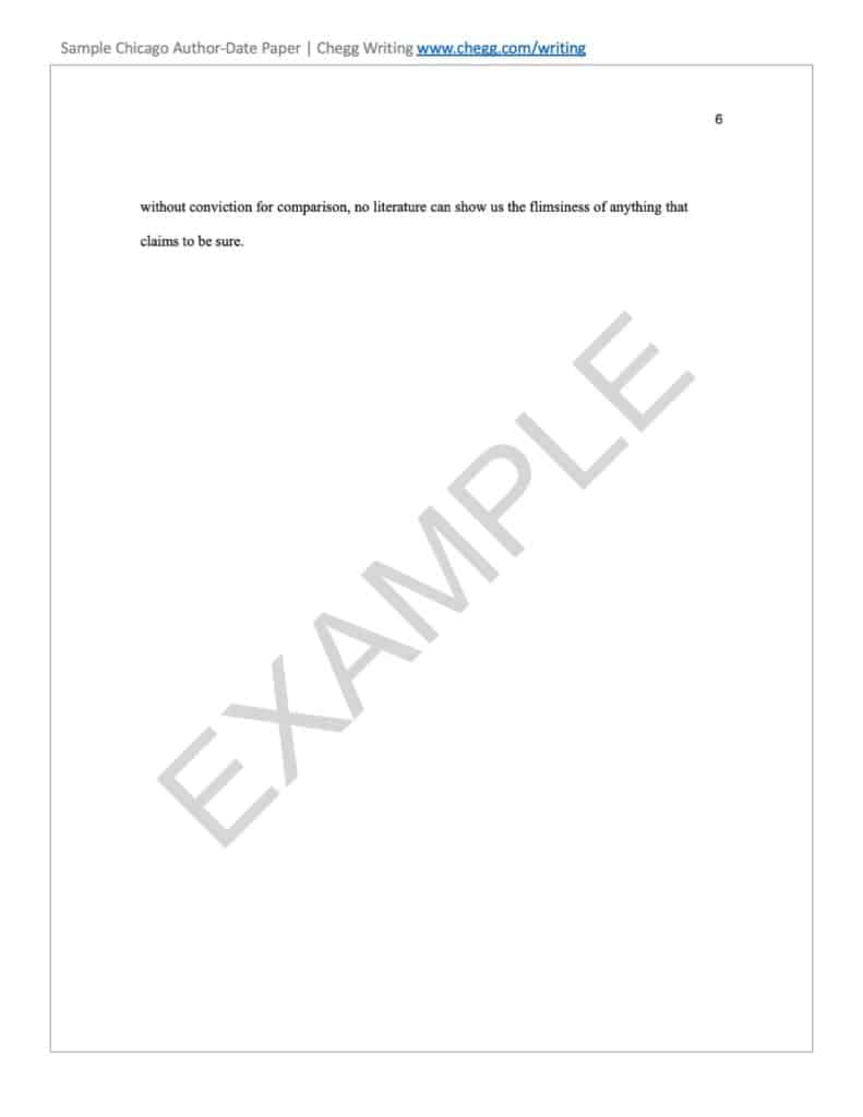 Chicago Style Sample Paper | Chegg Writing