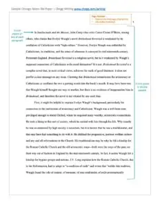Chicago Style Sample Paper | Chegg Writing