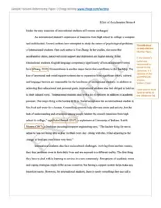 Harvard Referencing Sample Paper | Chegg Writing