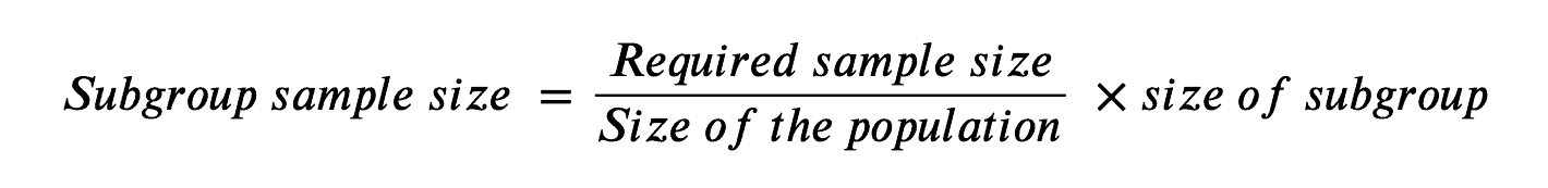 Stratified sampling | Chegg Writing